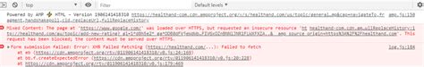 Xmlrequest Submitting An Amp Form Using Action Xhr Causes A Mixed Content Error When