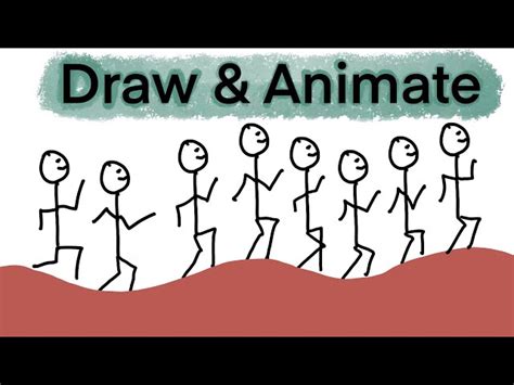Stickman Running Animation Frames