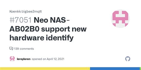 Neo Nas Ab02b0 Support New Hardware Identify · Issue 7051 · Koenkk