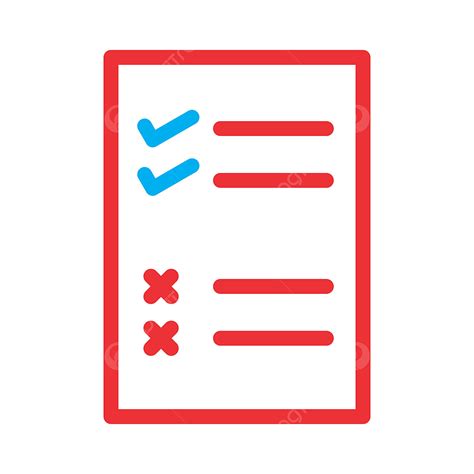 Checklist Clipart Vector Checklist Icon Isolated On Background