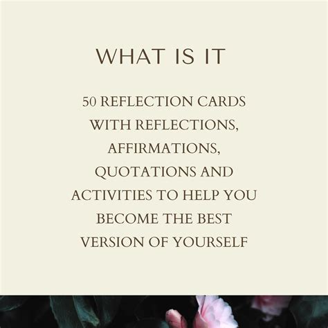 Reflection Cards Self Reflection Tool To Help You Build Greater