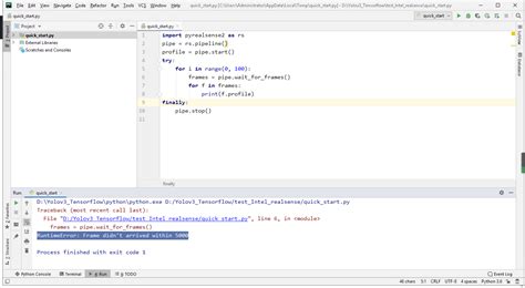 Runtimeerror Frame Didnt Arrived Within 5000 · Issue 4835