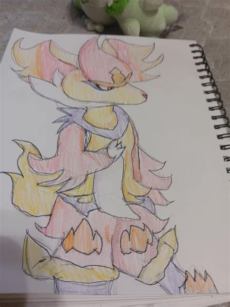 Redesigned The Fusion Of Delphox And Cinderace Rcinderace