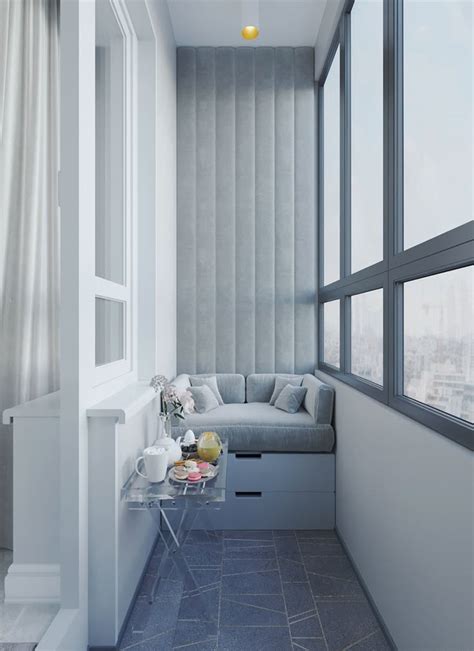 Как выжали максимум из 28 квадратов проект в Москве — Inmyroom Дизайн балкона Дизайн дома