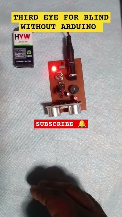 Third Eye For Blind Without Arduino Project Without Coding Electronic Miniprojectideas Youtube