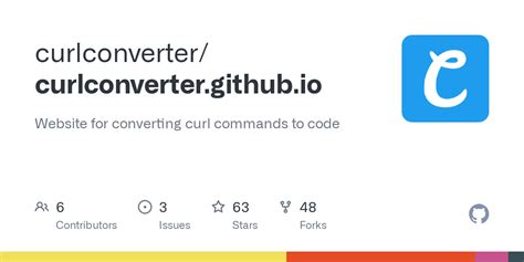 Github Curlconverter Website For Converting Curl Commands To Code