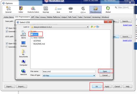 Nascent การใช้ Netbeans Ide Version 74 ขึ้นไป Compile Less Css