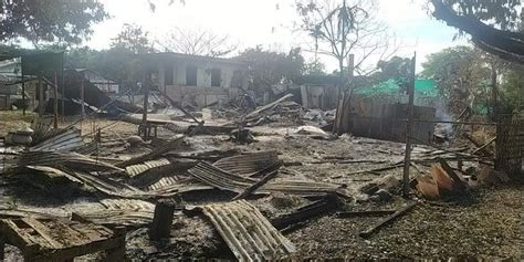 ခင်ဦးမြို့နယ်တွင် စစ်ကောင်စီတပ် သတ်ဖြတ်ထားသည့် ဒေသခံရုပ်အလောင်းအချို့ တ