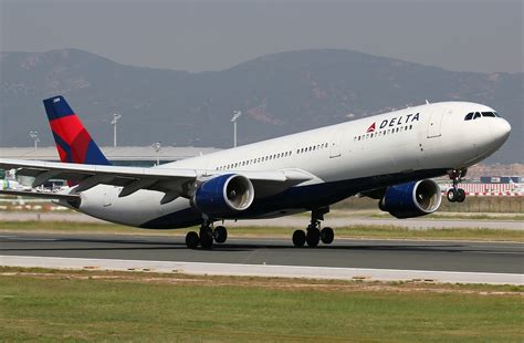 delta air lines a330 300 rotating takeoff aircraft wallpaper 3970