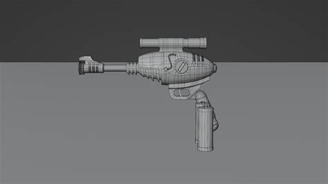 Fallout Style Blaster 3d Turbosquid 2116512