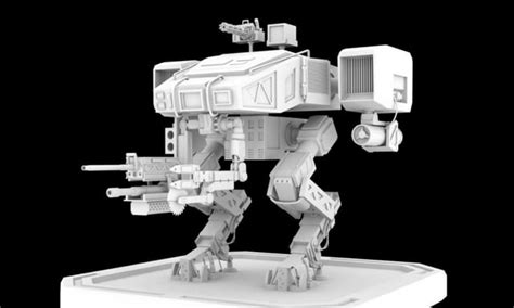 Moose Robot From Chappie Moose Tactical Military Robot Fan Art Modeling Maya And Blender