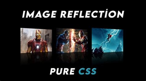 Image Reflection Using Html And Pure Css Nikhilscode