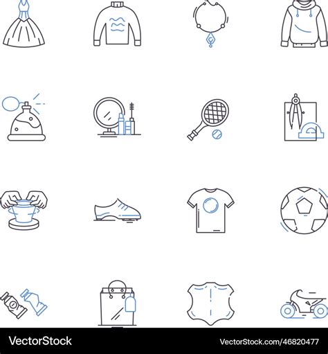 Invention Line Icons Collection Creativity Vector Image