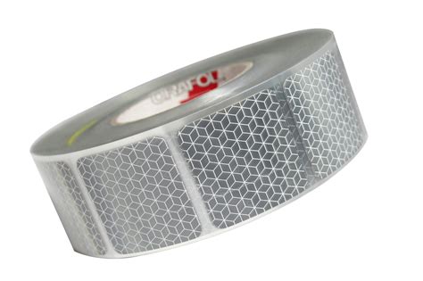 White Segmented Conspicuity Tape Ece104 Approved 50m Roll