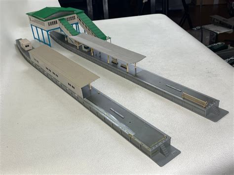 Yahooオークション カトー ユニトラック島式 対向式ホーム 橋上駅舎