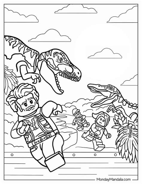 Printable Jurassic World Coloring Pages [2025]