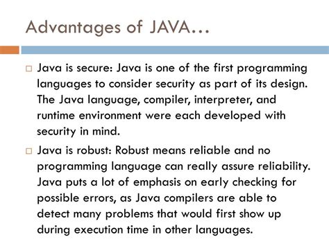 ppt java overview powerpoint presentation free download id 3324568