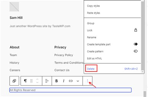 How To Change Footer Text Background Color In WordPress