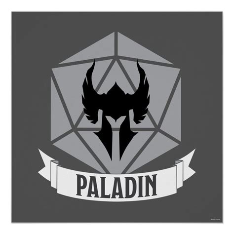 Dandd Paladin Class Symbol Poster Dnd Paladin Class Symbol Dnd Paladin