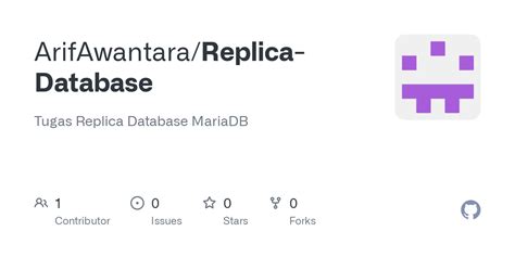 Github Arifawantarareplica Database Tugas Replica Database Mariadb