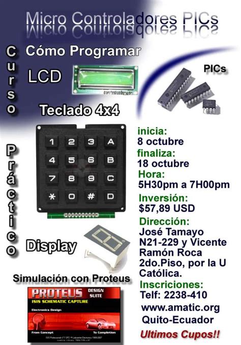 Curso De Microcontroladores Pics 100 Practico En Pichincha Cursos Clases 152713