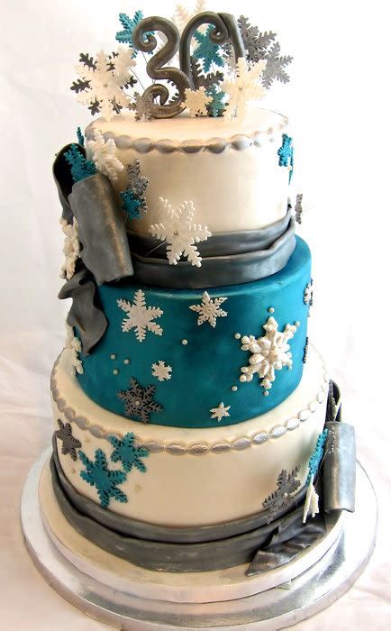 9 January Winter Wonderland Birthday Cakes Photo Winter Wonderland
