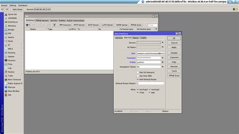 Membuat Pppoe Client Di Mikrotik ~ Komputer Dan Jaringan