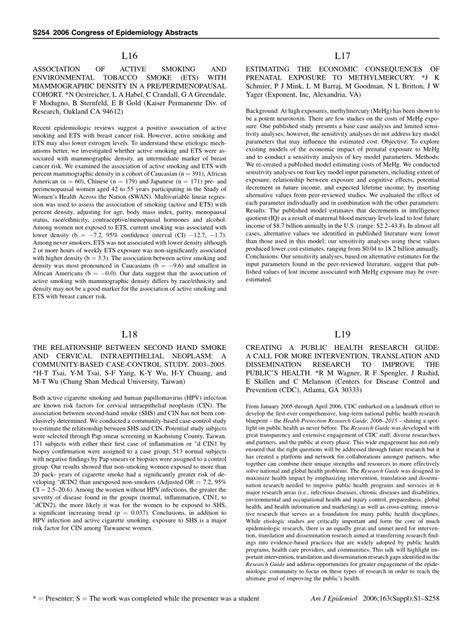 Pdf Estimating The Economic Consequences Of Prenatal Exposure To Methylmercury