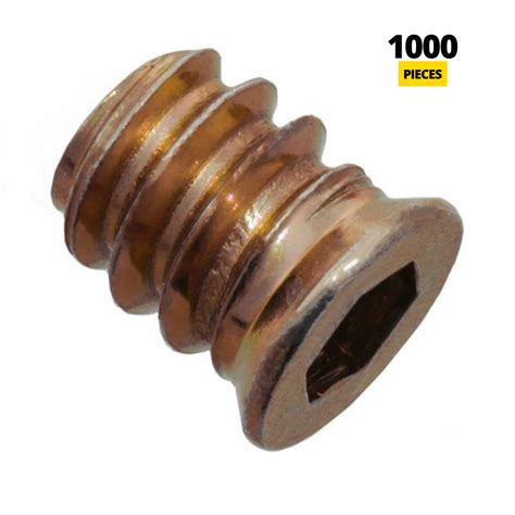 M6 Threaded Insert 10x13mm 1000 Pcs Furnica