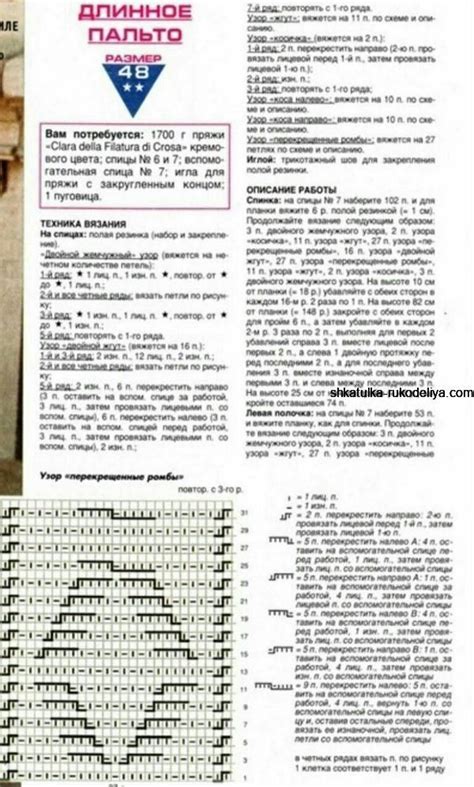 Пальто с крупным рельефным узором спицами Пальто вязаное в ирландском стиле для женщин