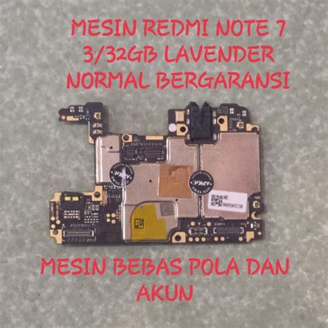 Jual Mesin Redmi Note Gb Normal Mesin Redmi Note Normal Shopee Indonesia