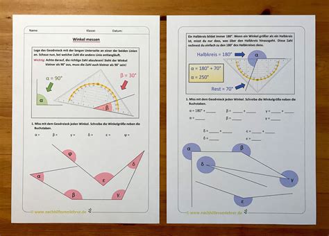 Winkel Klasse 5 Nachhilfevomlehrer De