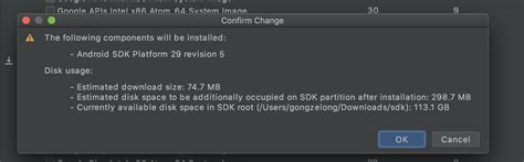 Android Studio Fails To Install Update Error Failed To Read Or Create Install Properties File
