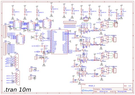 Security System Using 8051 Easyeda Open Source Hardware Lab