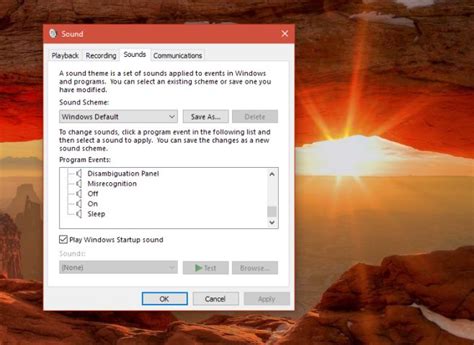 How To Turn Off The Startup Sound In Windows
