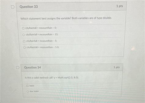 solved which statement best assigns the variable both