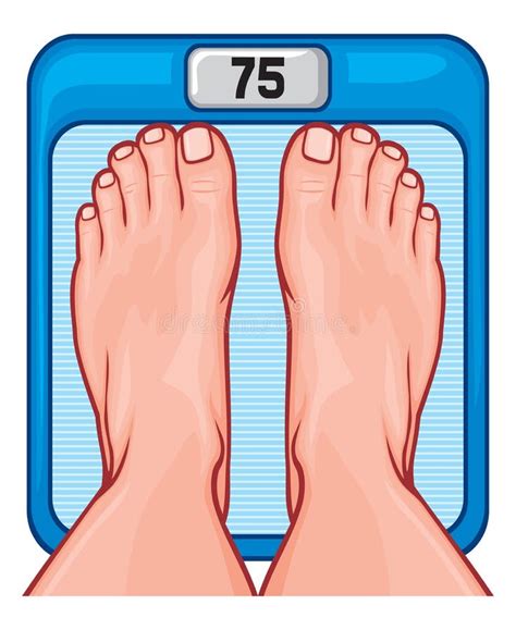 Feet On The Scale Stock Vector Illustration Of Weigh 31060656 Feet On The Scale Stock Vector Illustration Of Weigh 31060656