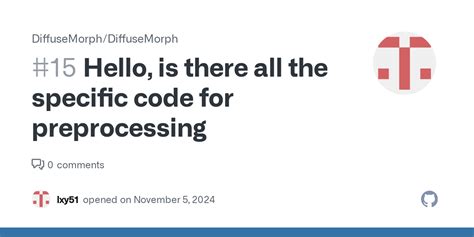 Hello Is There All The Specific Code For Preprocessing · Issue 15