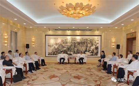 阿拉善左旗人民政府网 热点新闻 孙绍骋王莉霞张延昆会见北京市政协主席魏小东