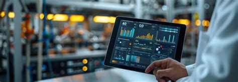 Industrial Automation And Data Analysis Premium Ai Generated Image