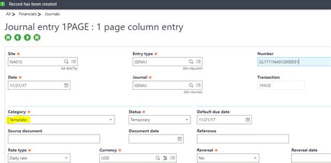 How To Setup A Recurring Journal Entry In Sage X3