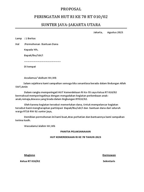 Proposal Agustusan Pdf