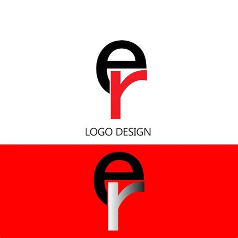 Premium Vector Er Initial Letter Logo Design