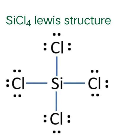 Sicl4 Lewis Structure