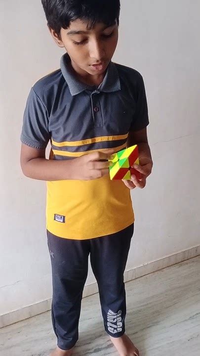 Pyraminx Checkerboard Pattern Geniusmihir Shorts Rubikscube Youtube