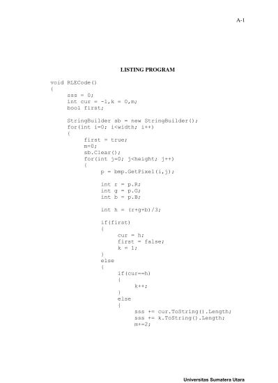 Perbandingan Kompresi Citra Menggunakan Algoritma Run Length Encoding Dengan Algoritma Elias