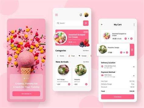 Ice Cream Shop App Design Artofit