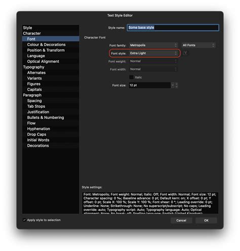 Style Overrides Not Shown For Certain Font Weights V2 Bugs Found On Macos Affinity Forum