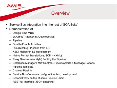 Soa Suite 12c Service Bus New Features Summary Pptx
