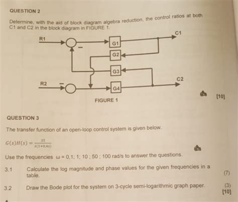 Solved QUESTION Determine With The Aid Of Block Diagram Chegg